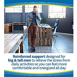Dr. Scholl’s Extra Support Insoles Superior Shock Absorption and Reinforced Arch Support for Big & Tall Men to Reduce Muscle Fatigue So You Can Stay on Your Feet Longer (for Men's 8-14)
