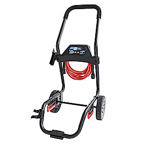 AR Blue Clean BC2N1HSS Electric Pressure Washer-2300 PSI, 1.7 GPM, 13 Amps Quick Connect Accessories, 2 in 1 Detachable Cart, On Board Storage, Portable Pressure Washer, High Pressure, Car, Patio