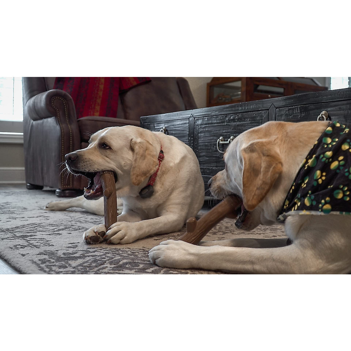 Hero Bonetics Stick, Wood Scent Chewable Dog Toy, Gentle on Teeth & Tummy