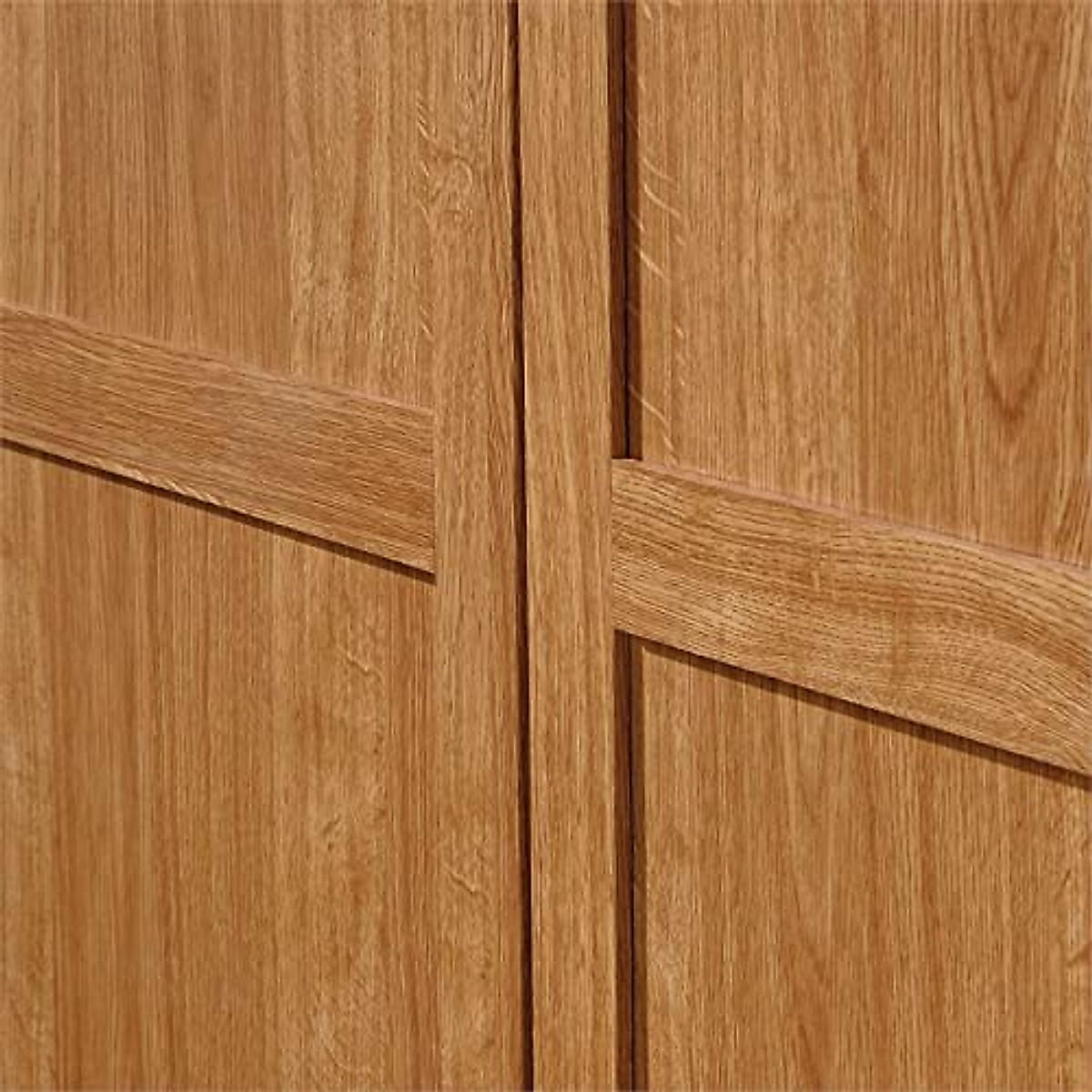 Sauder Storage Cabinet, Highland Oak Finish