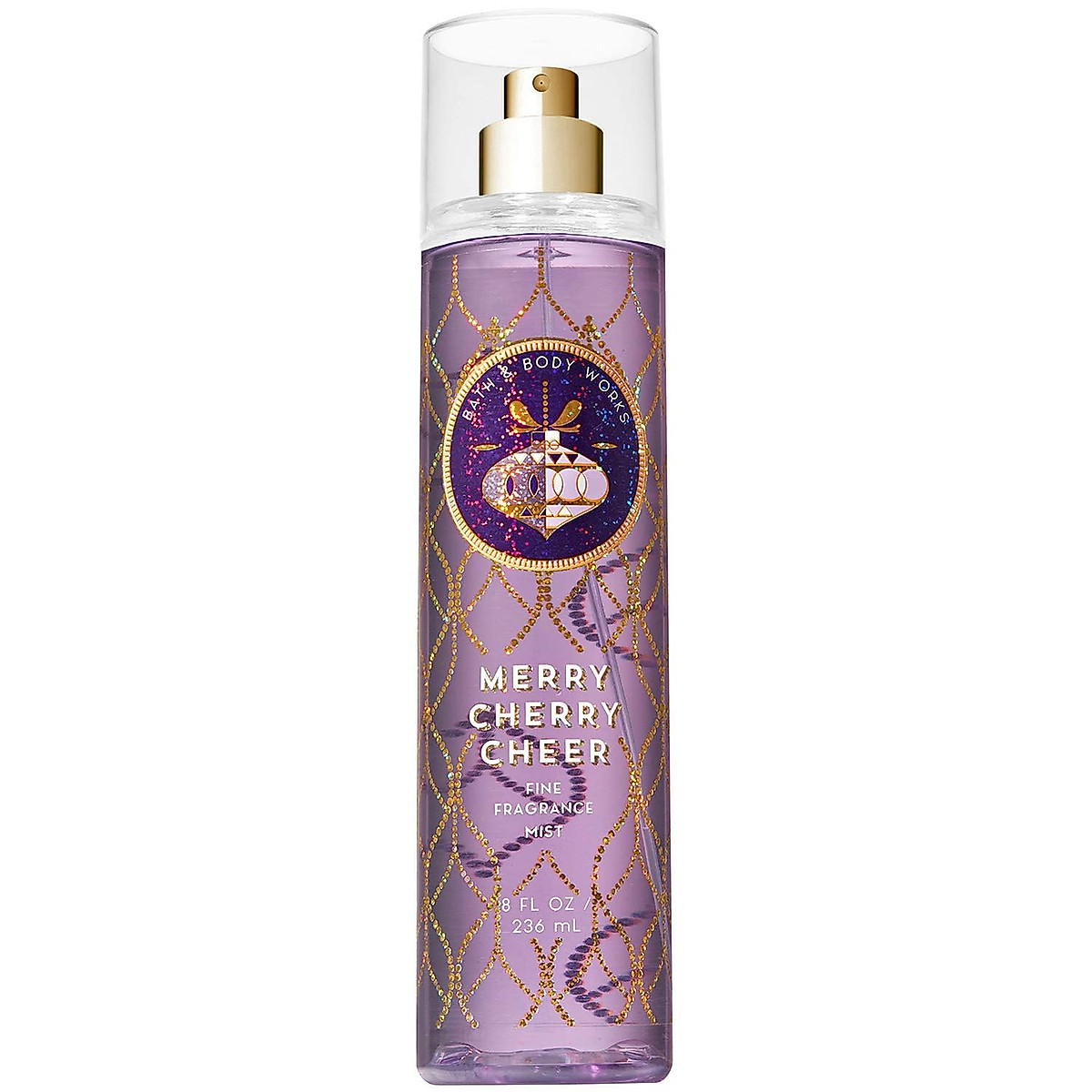 Bath and Body Works MERRY CHERRY CHEER Fine Fragrance Mist 8 Fluid Ounce (2019 Edition)