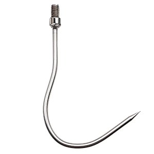 FREGITO Fishing Harpoon, Stainless Steel Fishing Barbed Spear Aluminum Alloy Rod Gig Gaff with 8mm Screw for Outdoor Fishing Landing Large Fish Frog (D-Prong, D-Prong)