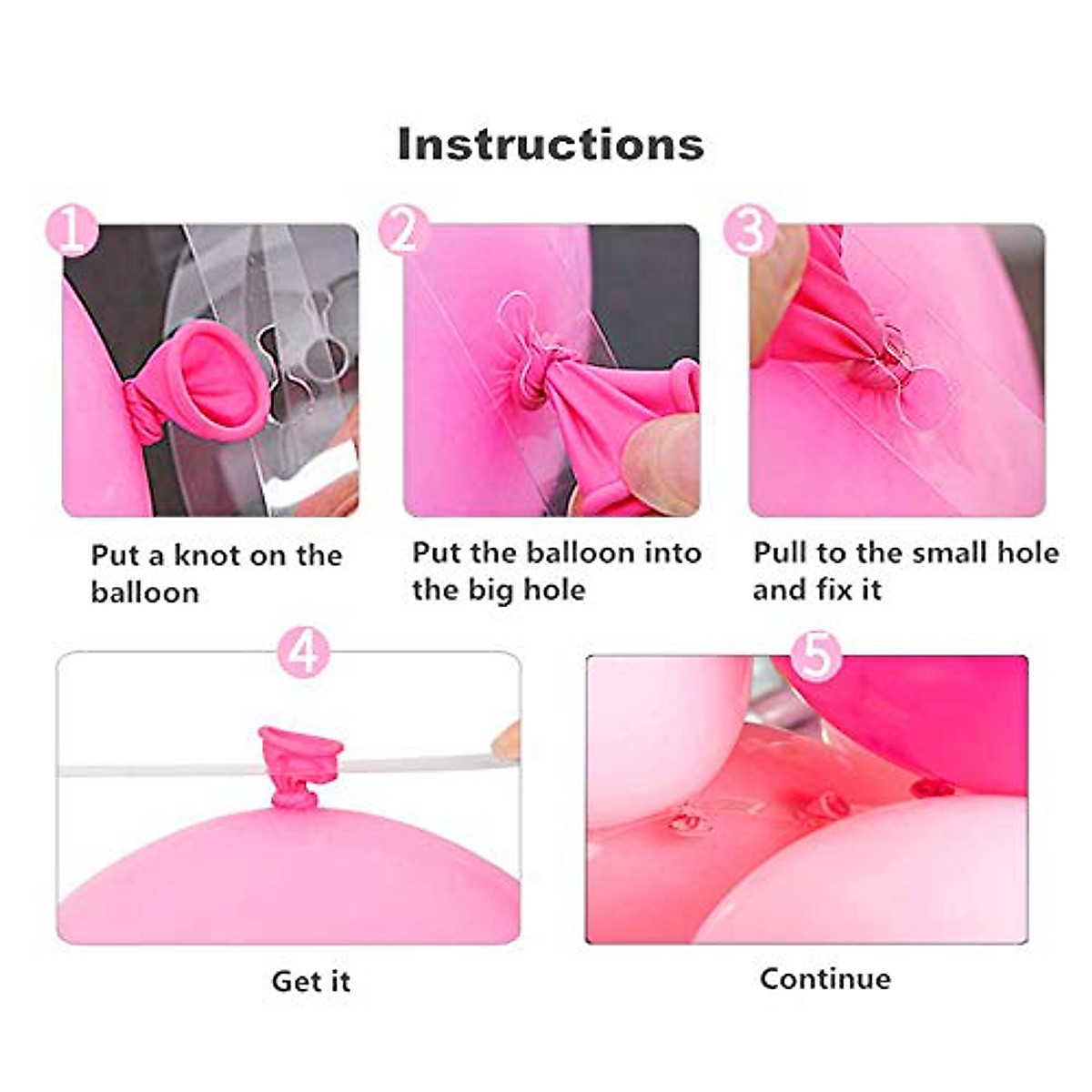 Balloon Decorating Strip, 16.5ft, for Party(Upgraded Version)