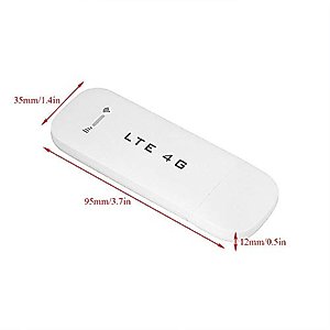 Eboxer 4G LTE USB WiFi USB Network Adapter Portable WiFi for Laptop Desktop PC Computer, Wireless WiFi Signal Receiver Modem Stick Mini Hotspot (with WiFi)