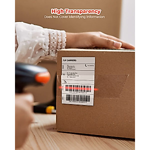 MUNBYN Packing Tape, Heavy Duty Shipping Tape with Total 360 Yards, 2.7mil, 1.88" *60 Yard(Per Rolls) Great for Shipping Packing Moving Mailing Office Storage, Clear Tape Refill for Dispenser