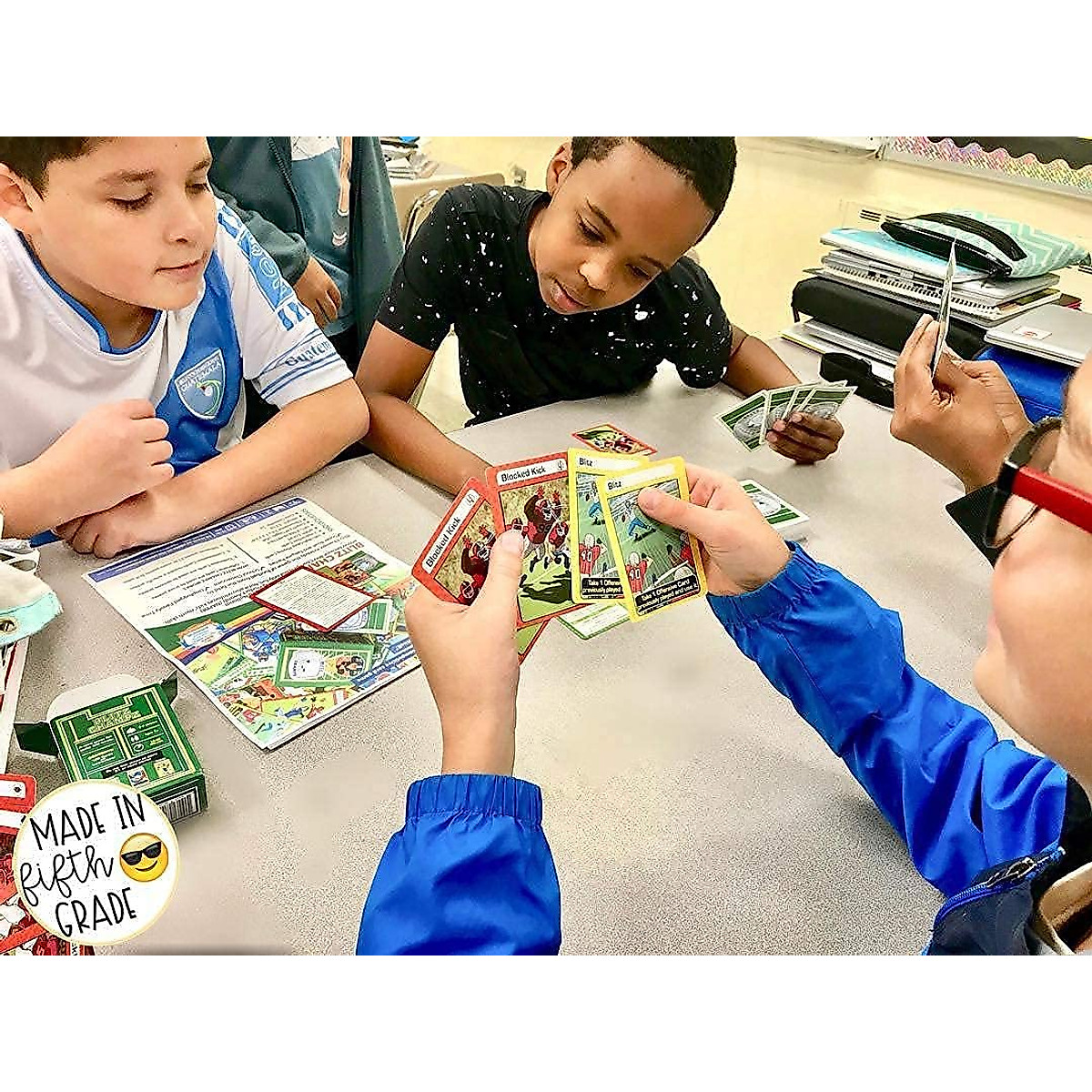 Blitz Champz | Football Card Game (Ages 7+) | Fun Family Game | Party Game | Gifts for Football Fans | Card Game for Kids | Card Game for Adults