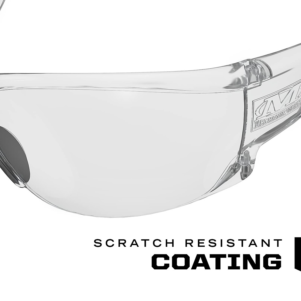 Mechanix Wear: Vision Type-N Safety Glasses with Advanced Anti Fog, Scratch Resistant, Rimless Lens, Protective Eyewear, One Size Fits All, For Indoor & Outdoor Use (Clear Lens)