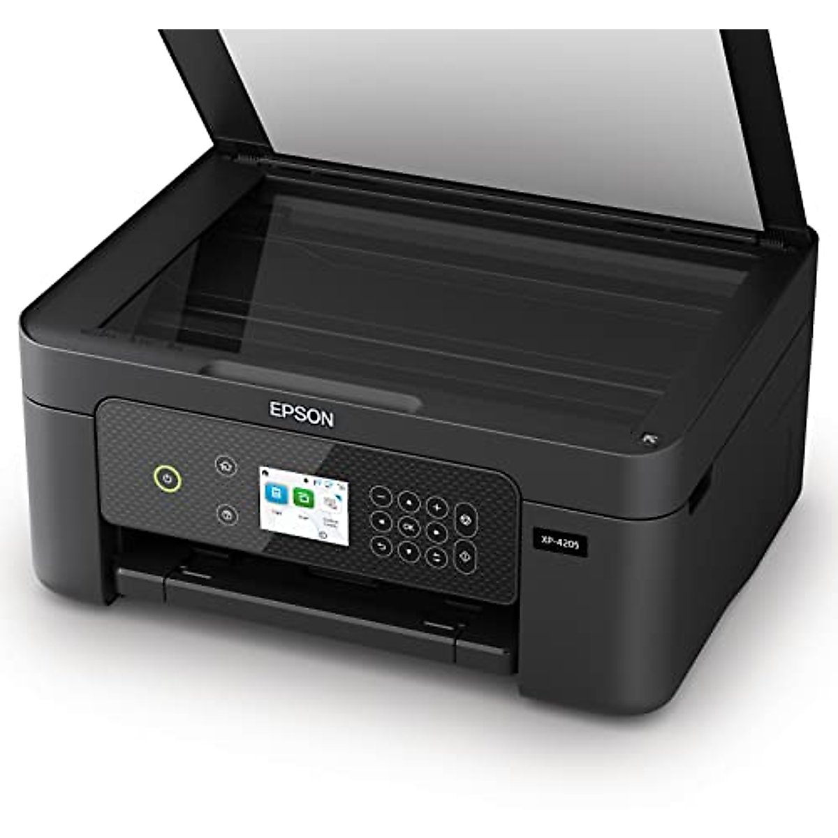 Epson Expression Home XP-4205 All-in-One Wireless Color Inkjet Printer - Print Copy Scan - USB, WiFi, 2.4" Color Display, 10.0 ppm, 5760 x 1440 dpi, Auto 2-Sided Printing, Voice Activated