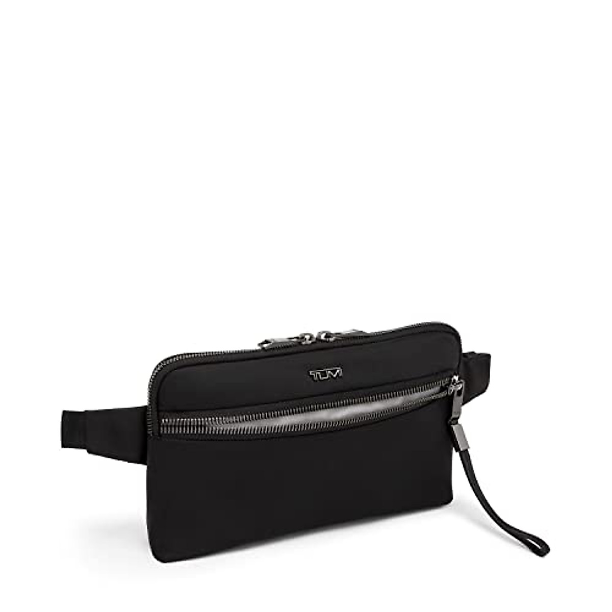 TUMI Voyageur Manele Hip Bag - Men's & Women's Waist Pack - Use as Sling Bag or Fanny Pack - Black & Gunmetal Hardware