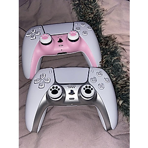 2PCS Cute Cat Paw Claw Analog Thumb Stick Grips Joystick Cover Cap for PS5 PS4 Pro PS3 Controller Thumbstick Cap for Xbox 360 Xbox One Slim X Elite Switch Pro Controller (Pack 9)