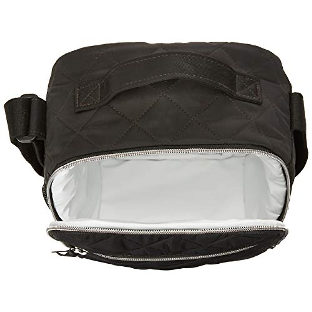 Vera Bradley Women's Women's Performance Twill Deluxe Lunch Bunch Lunch Bag, Black, One Size