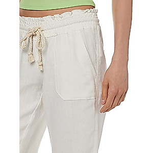 Roxy Women's Oceanside Pant, Sea Salt X-Large