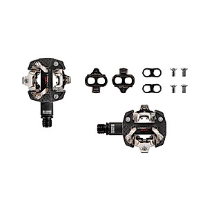 LOOK Cycle - X-TRACK Race Carbon MTB Bike Pedals - Standard SPD Mechanism Compatible - Clipless Pedal - Carbon Body - Chromoly+ Axle - Large Platform - Extremely Reliable Clipless Pedals