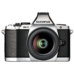 Olympus OM-D E-M5 16MP Live MOS Mirrorless Digital Camera with 3.0-Inch Tilting OLED Touchscreen and 12-50mm Lens (Silver) (Discontinued by Manufacturer)