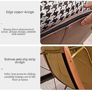 BREAUX Egg Rocking Chair with Cushion for Front Porch,Modern Rocker Chair for Balcony,Outdoor Patio Rocking Chairs(A)