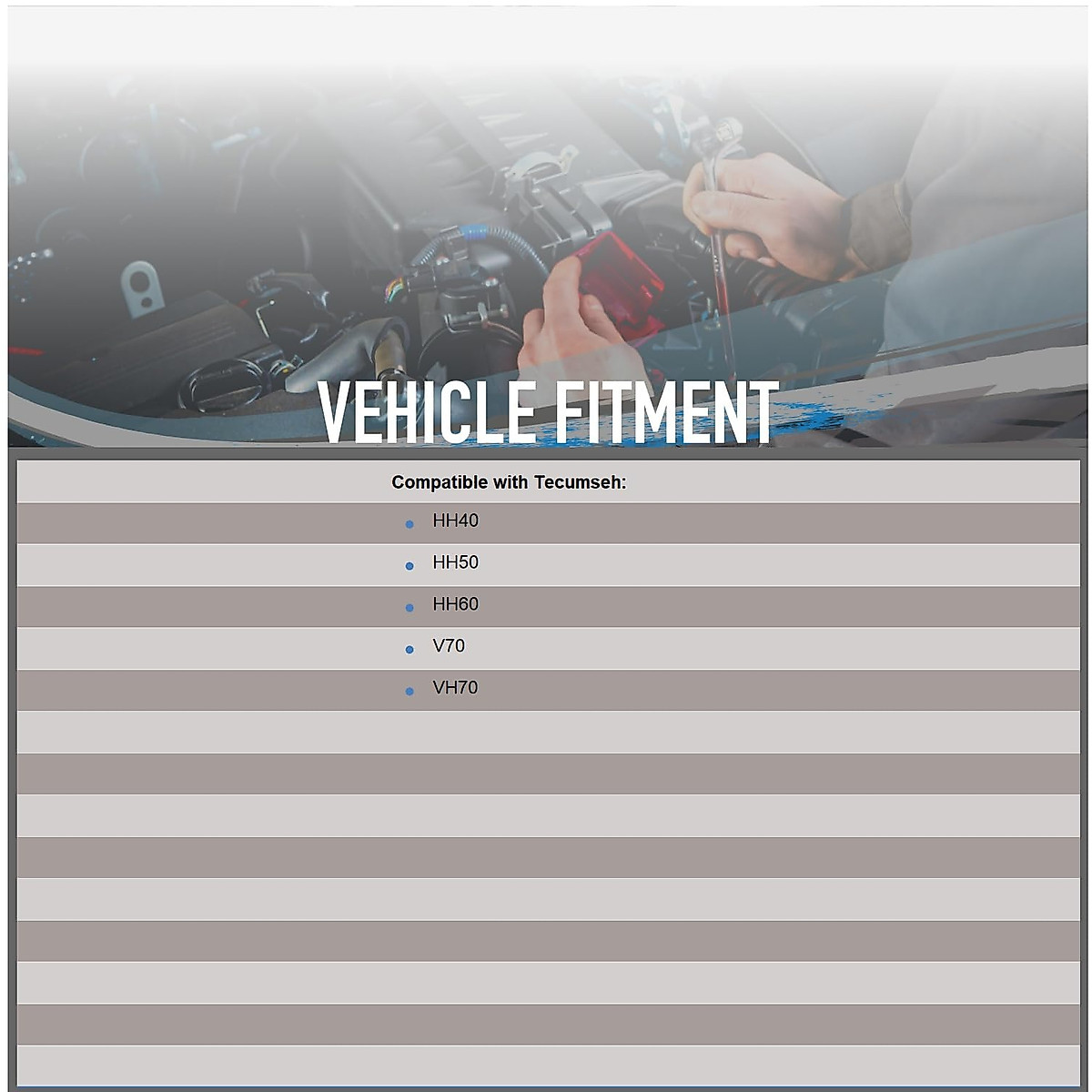 OEG Parts New 120V Electric Starter Compatible With Tecumseh Engine Snow Blower HH40 HH50 HH60 V70 VH70 33328, 33328B, 33328C, 33328D, 33328E, STC0016, 41022030