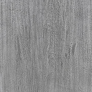 The Urban Port 63-Inch Handcrafted TV Media Entertainment Console, 2 Medallion Engraved Doors, Sandblasted Gray Mango Wood, Black Iron Stand