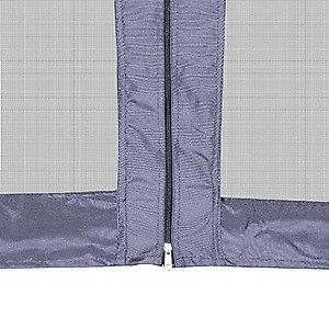 Canopy Tent ,Wedding Party Tent, Outdoor Gazebo,Easy Canopy ,for Outdoor Party Events,Hexagonal Pop-Up Marquee with 6 Sidewalls Dark Blue 11.8'x10.2'