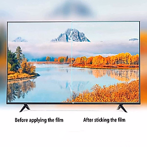 DRILLYR 40" 886498mm Anti Blue Light TV Screen Protectors, Matte Anti Glare/Anti Scratch TV Film Anti-Reflection Rate Up to 90% for LCD, LED, 4K OLED & QLED HDTV