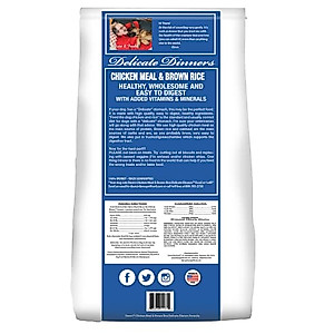Dave's Natural Pet Food | Restricted Diet Chicken Meal & Brown Rice Dry Dog Food | Solve Food Sensitivities Naturally | Family Owned, Made in USA, for All Life Stages | 4# Bag