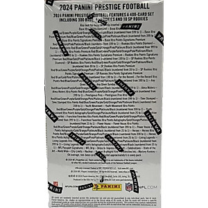 2024 Prestige Football Trading Cards Blaster Box (6 Packs)