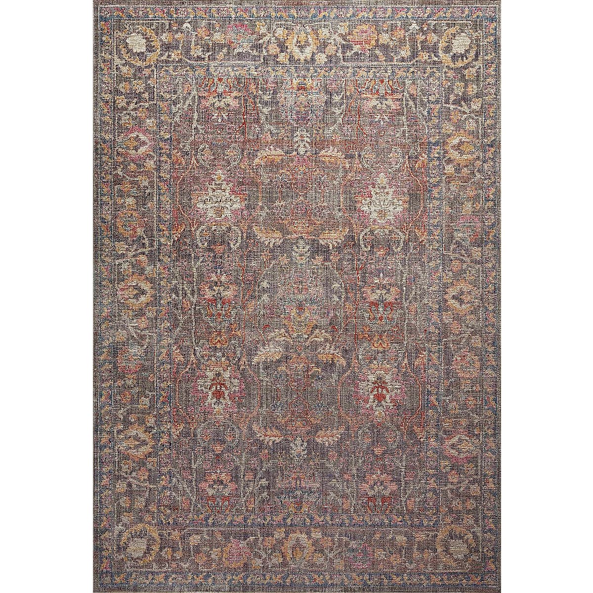 Loloi Chris Loves Julia x Rosemarie Stone/Multi 2'-7" x 4' Accent Rug