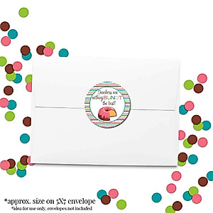 Nothing Bundt The Best Teacher Appreciation Thank You Sticker Labels, 40 2" Party Circle Stickers by AmandaCreation, Great for Envelope Seals & Gift Bags