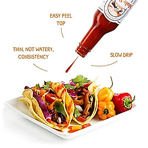 Mule Sauce - Hot sauce with Habanero, Yellow scotch bonnet and Bhut jolokia. (5 oz, 1)