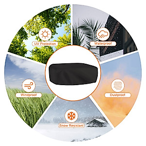 Jungda Grill Cover for Blackstone E-Series 22" Electric Tabletop Griddle,Waterproof Small Table Top BBQ Grill Cover,Heavy Duty 600D Outdoor Tabletop Grill Cover