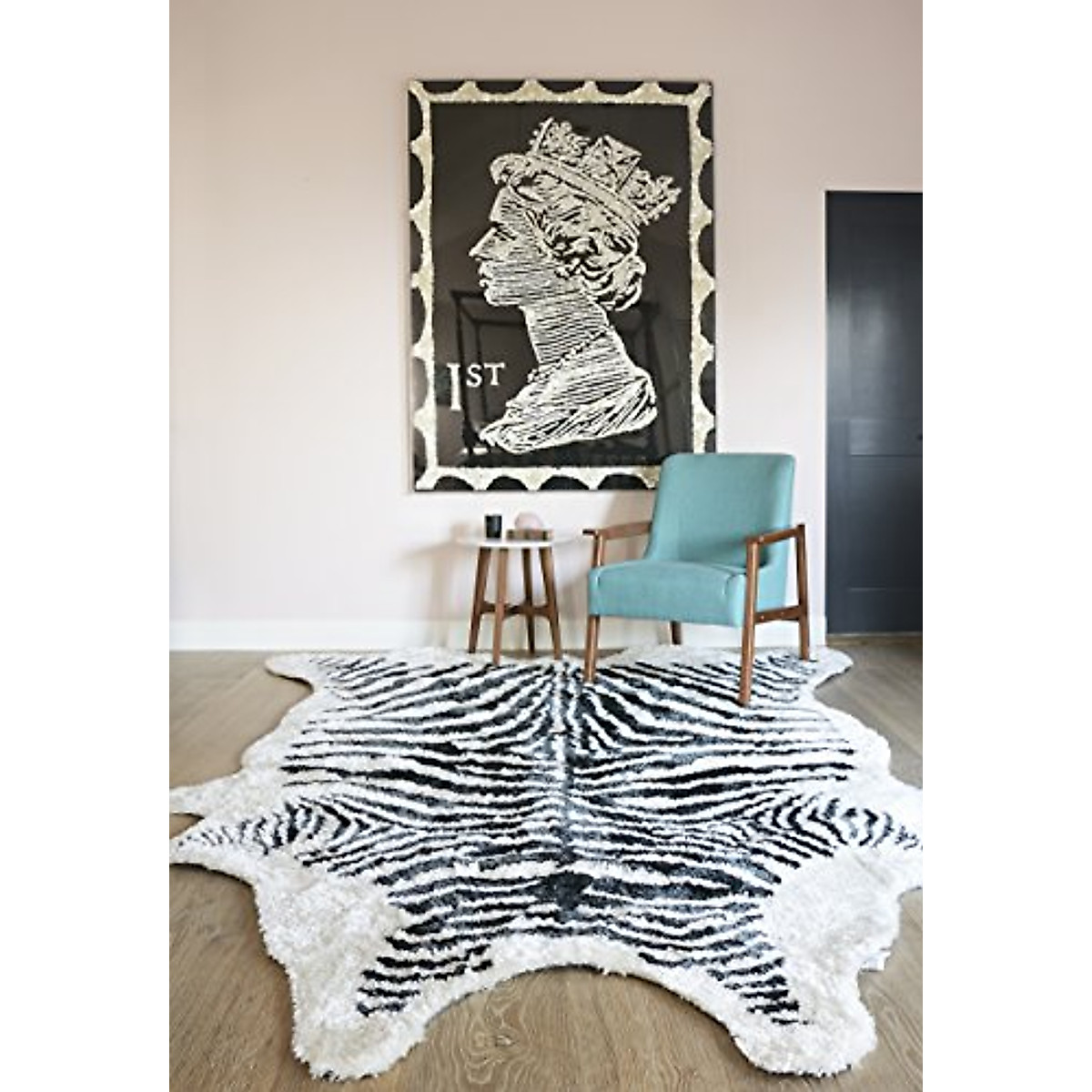 Novogratz by Momeni Rugs Kalahari Collection Area Rug, 5'0" x 7'6", Black