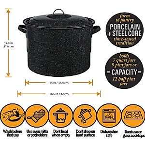 Canning Pot with Rack and full Set + ½ Pint ladle Measuring Cups - Supplies Kit for Beginner, Food Grade Stainless Steel Accessories Starter