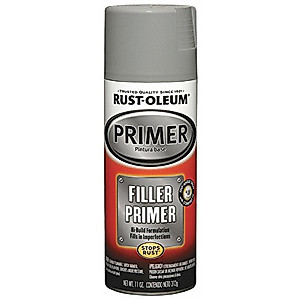 Rust-Oleum 249279 Filler Primer, Gray, 11-oz. - Quantity 6