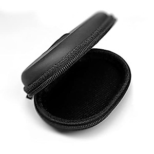 Decibullz - Zipper Headphones Carrying Case, Perfect for Earphones and Earplugs (Black)