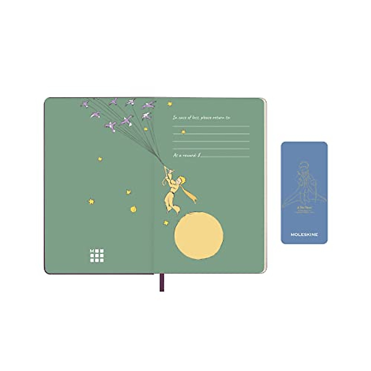 Moleskine Limited Edition Le Petit Prince 12 Month 2023 Weekly Planner, Hard Cover, Pocket (3.5" x 5.5"), Fly