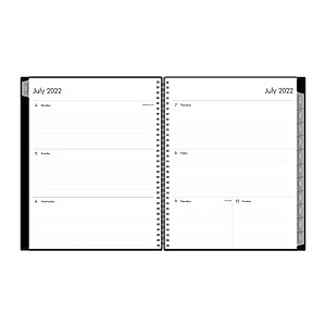 Blue Sky 2022-2023 Academic Year Weekly & Monthly Planner, 8.5" x 11", Flexible Cover, Wirebound, Enterprise (130609-A23)