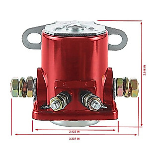 MDY 12V Diesel Starter Relay SMR6003 Solenoid Switch Replacement For OMC,Marine Outboards,Inboard Power Tilt,Johnson,Trim Motor,Applications Evinrude Outboard Motor