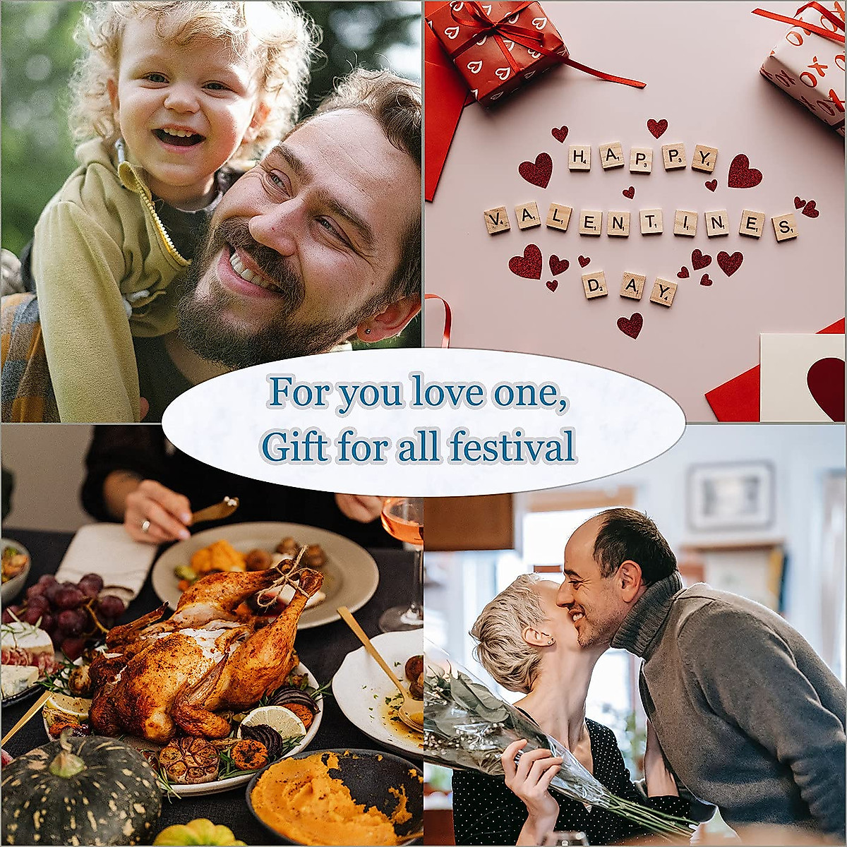 BOPREINA 6pcs Personalized Custom Metal Collar Stays for Men Stainless Steel Dress Shirt Collar Stays for Men, 3 Sizes