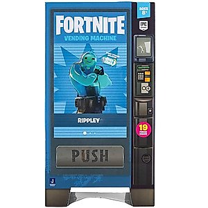 FORTNITE Vending Machine, Includes Highly-Detailed and Articulated 4-inch Rippley Figure, Weapons, Back Bling, Building Materials. More Outfits Dropping Soon