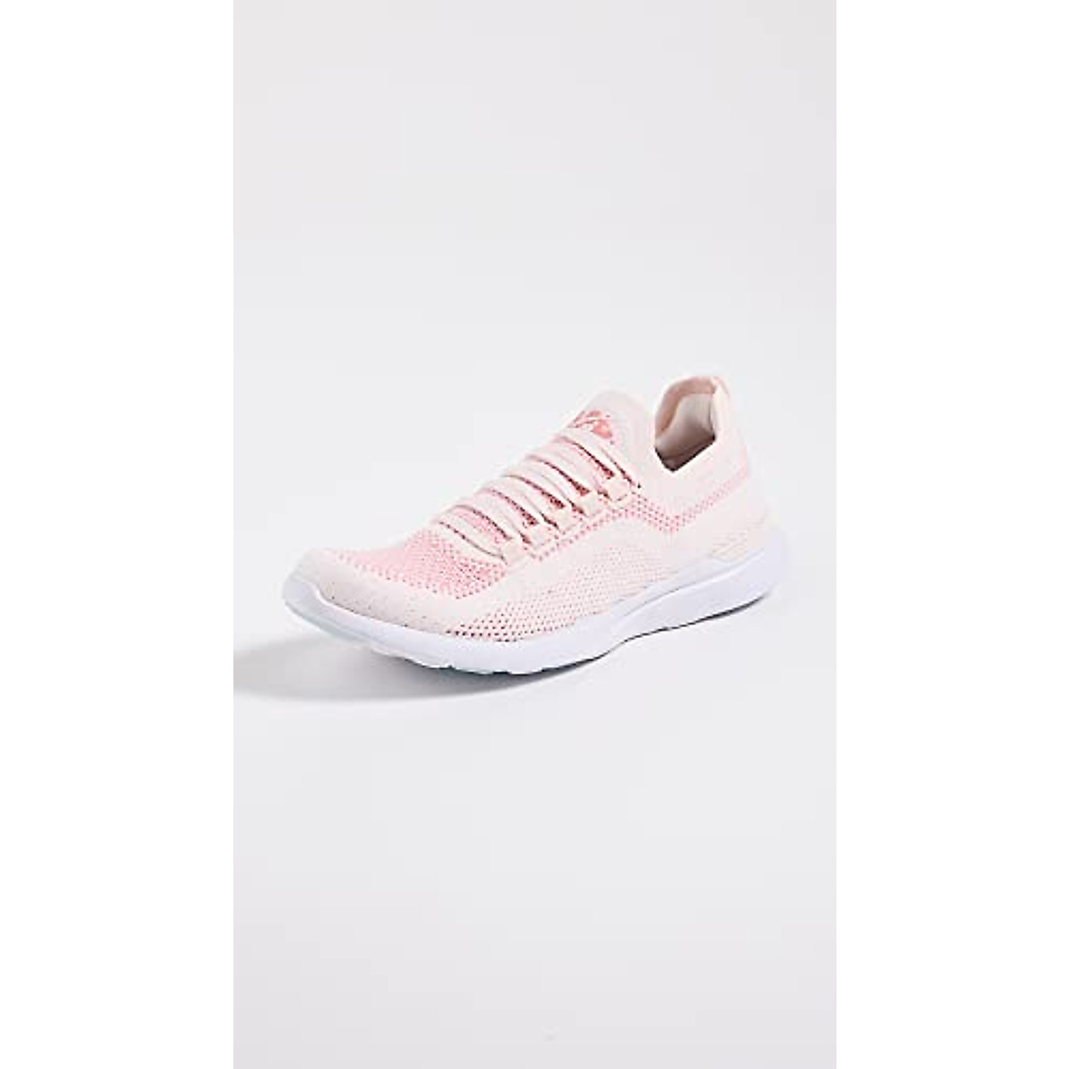 APL: Athletic Propulsion Labs Women's Techloom Breeze Sneakers, Cream/Fire Coral/White, 7 Medium US