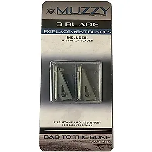 Muzzy Products Corp Replacement Blade #330 3 Blade 125gr