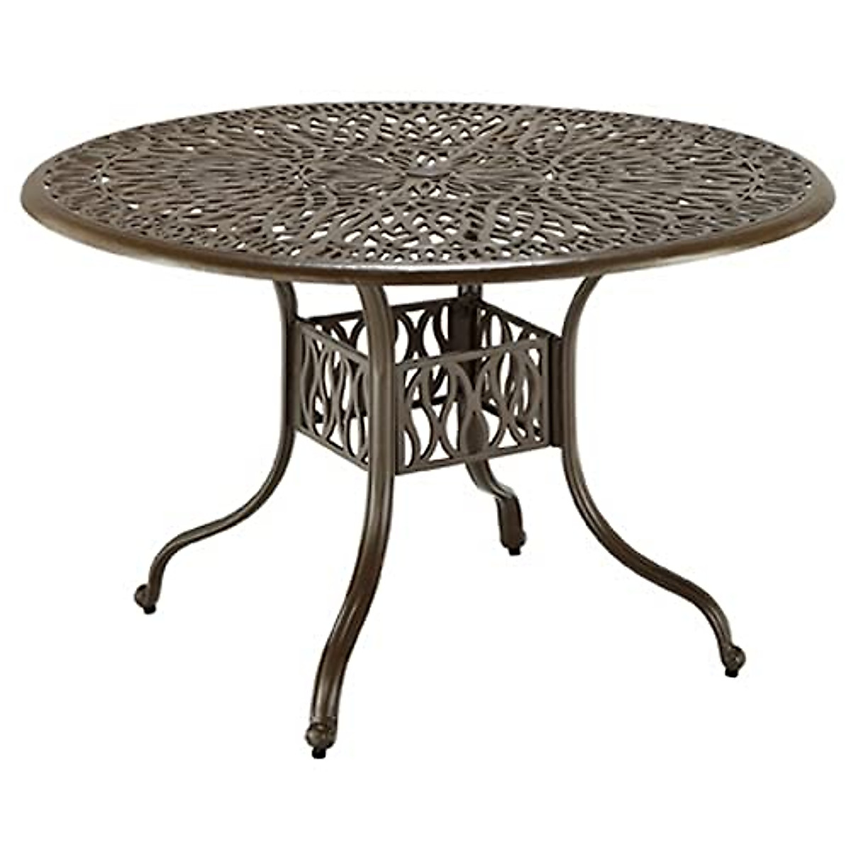 homestyles 6659-32 Outdoor Dining Table, 48Lx48Dx29H, Taupe