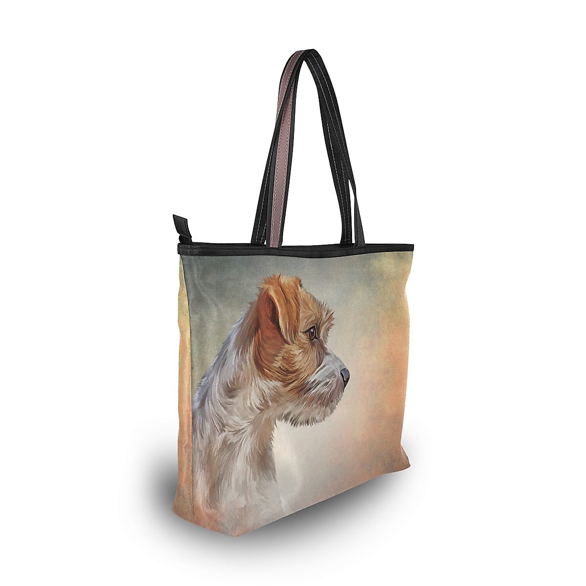 My Daily Women Tote Shoulder Bag Jack Russell Terrier Dog Handbag Large