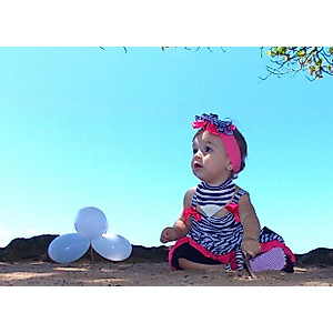 Baby & Toddler Bandana Teething Bib with BPA-Free Silicone Teether and Adjustable Snap for Boys and Girls, (5-Pack)