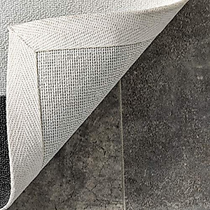 nuLOOM Christa Striped Indoor/Outdoor Area Rug, 5x8, Black