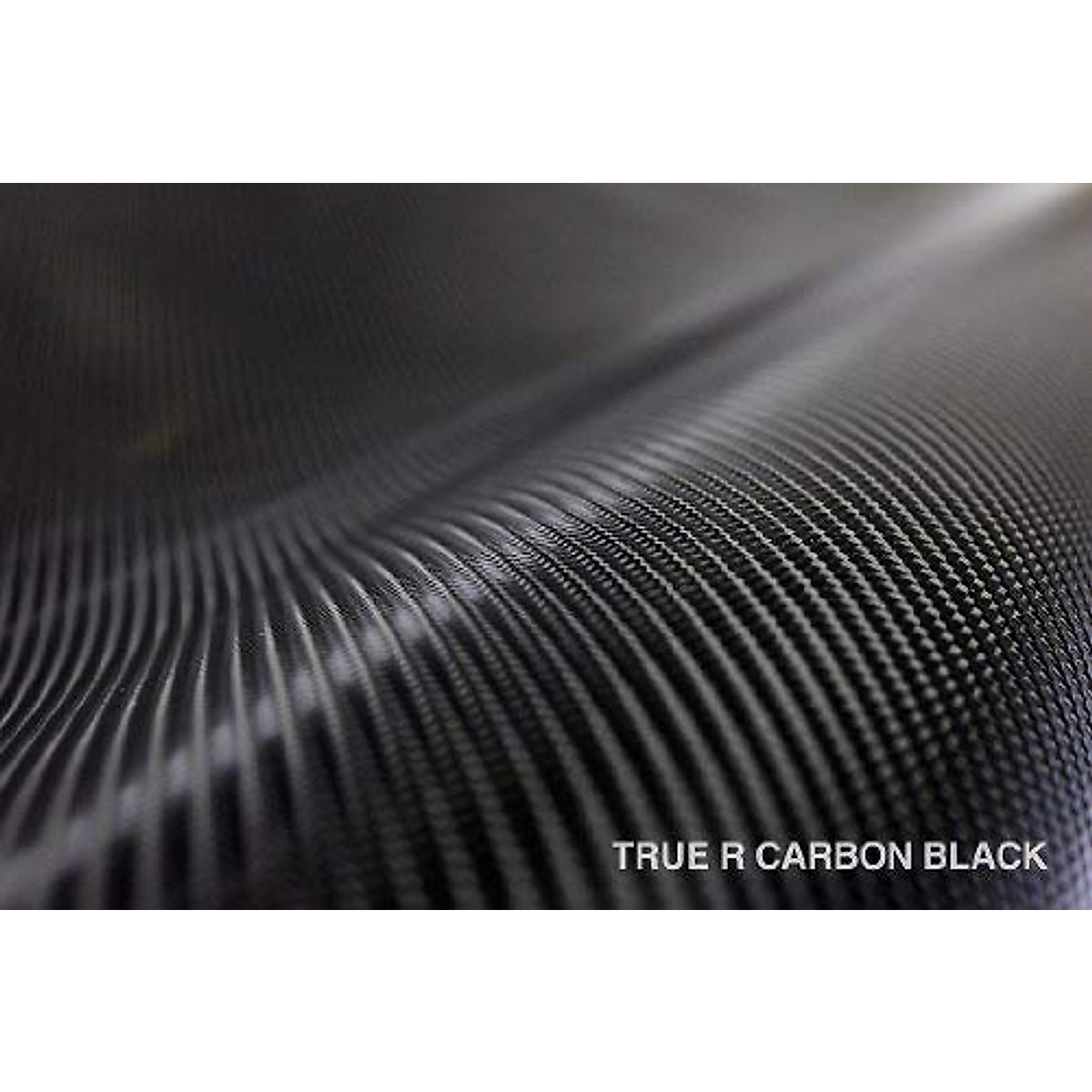 VViViD Black True R Carbon Fiber Vinyl Wrap Roll with Air Release Technology (1 Foot by 5 Foot)