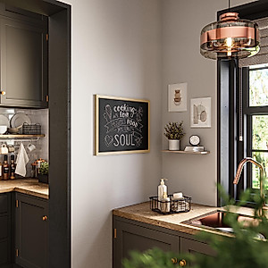 U Brands Chalkboard, 17 x 23 Inches, Birch Wood Frame (310U00-01)