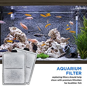 HiTauing 12 Packs PF-S Filter Cartridge for Top Fin Silenstream PF10 Power Filters