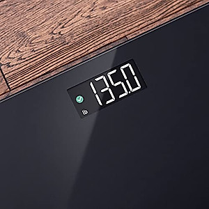 AccuCheck Body Weight Digital Black Scale from Greater Goods, Patent Pending Technology