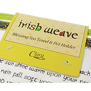 Irish Weave T-Towel and Pot Holder