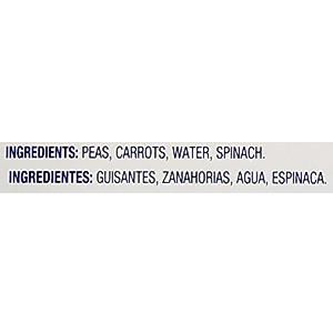 Gerber 2nd Foods Pea, Carrot & Spinach Pureed Baby Food, 4 Ounce Tubs, 2 Count (Pack of 8)